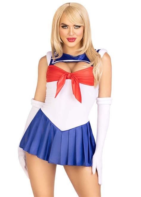 Womens Leg Avenue Sexy Sailor Moon Costume Womens Leg Avenue Sexy