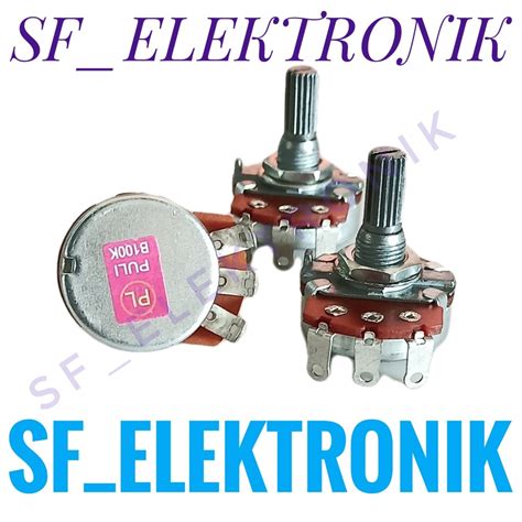 Jual Potensio Potensiometer Mono 100k Bodi Besar Shopee Indonesia