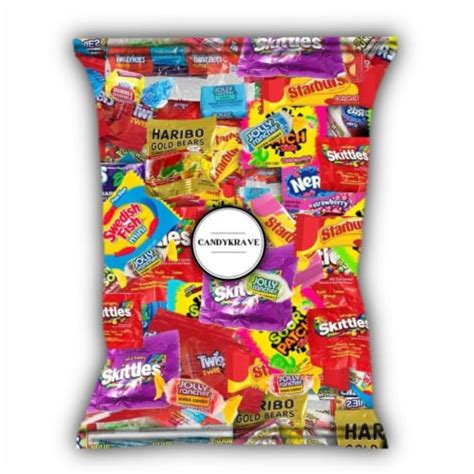 Assorted Bulk Candy Variety Pack 10 Flavors 2 Lbs Individually Wrapped