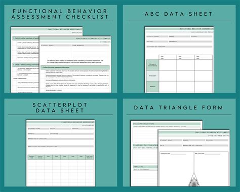 Functional Behavior Assessment Kit Printable And Digital Etsy