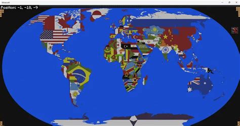 Rbmk Huge Scale World Flag Map Java And Bedrock Minecraft Map
