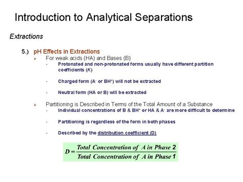Introduction To Analytical Separations Introduction 1 Sample Purity