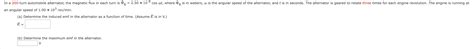 Solved An Angular Speed Of Rev Min A Determine Chegg