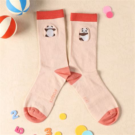 Socks Pink Panda Go Panda Meccha Japan