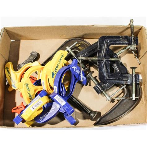 Flat Of Various Clamps