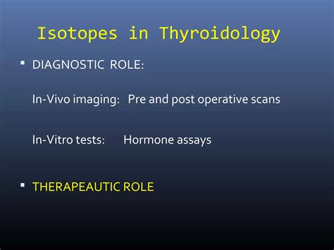 Nuclear Medicine In Thyroidology Ppt