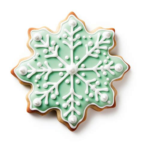 Premium Ai Image Christmas Cookie On Isolated White Background