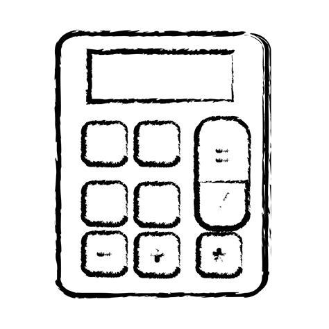 Figure Financial Calculator To Accounting Business Data 632390 Vector