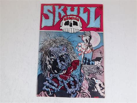 Skull 3 Underground Comic R Corben Color Error Misprint Comix