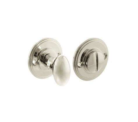 Millhouse Brass Solid Brass Oval Wc Turn And Release Polished Nickel