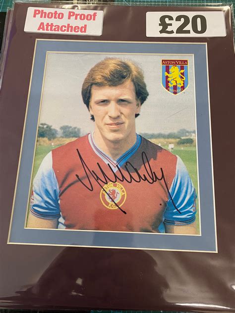 Aston Villa Brendon Ormsby Personally Signed Photograph Sportsnight