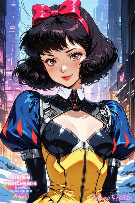 Snow White Retro Cyberpunk By Hergieai On Deviantart