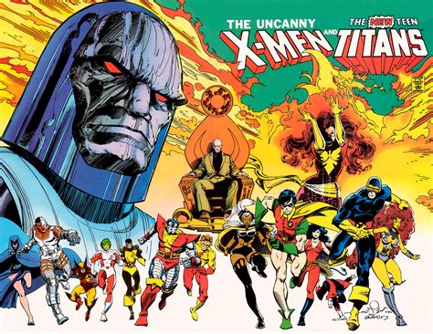 Uncanny X Men Vs New Teen Titans Hd Wallpaper