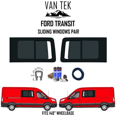 Am Auto Ford Transit Passenger Side Sliding Window With Fly Screen