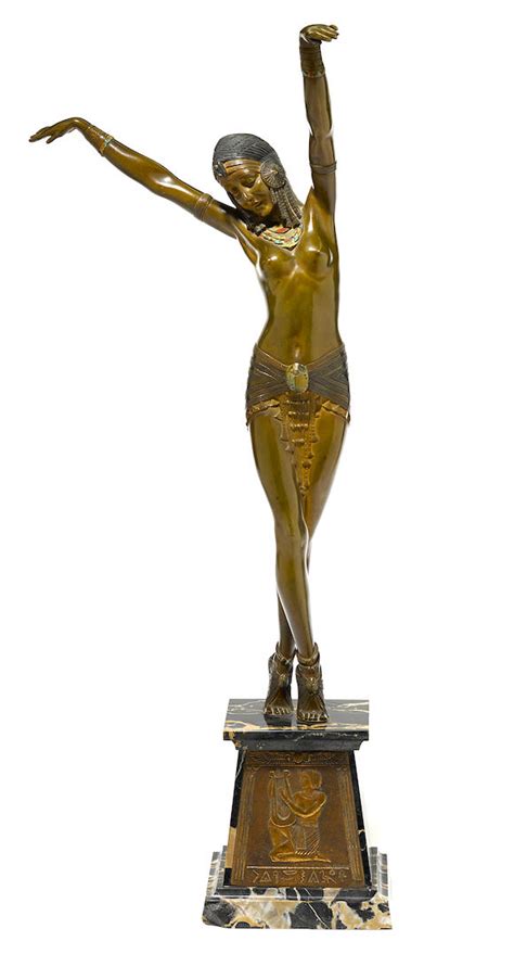 Bonhams Dh Chiparus Romanian 1886 1947 Egyptian Dancer Circa 1925