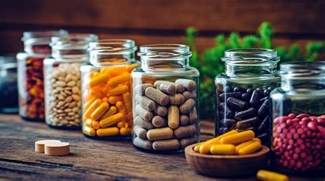 Productos De Suplementos Vitamínicos Y De Salud Generate Ai Foto Premium