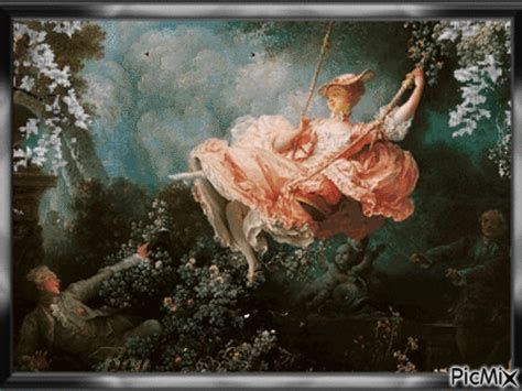 Painting Of A Girl On A Swing