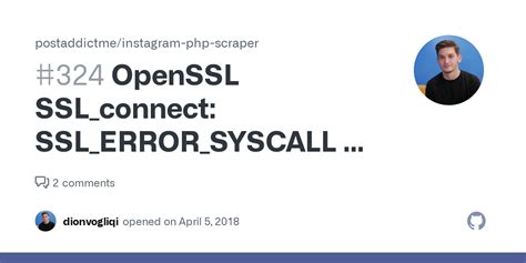 Openssl Sslconnect Sslerrorsyscall In Connection To