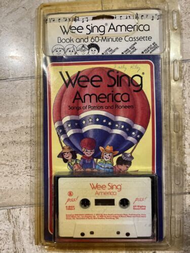 Vintage Wee Sing America Songs Of Patriot And Pioneers Tape And Lyric