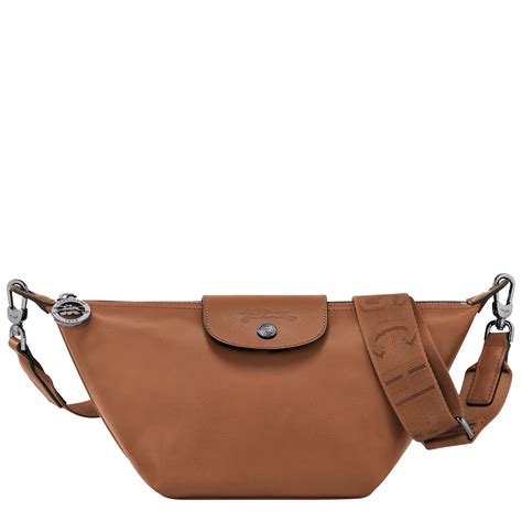 Longchamp Le Pliage Xtra Xs Crossbody Bag Cognac Leather Reversible