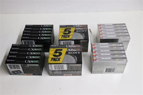 Sony Ux Pro Sony Ux S Scotch Xsii Blank Audio Cassette Multiple Models Auction Online