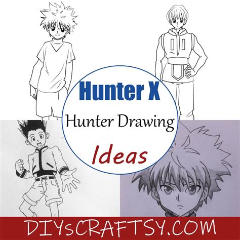 12 Hunter X Hunter Drawing Ideas In Style Diyscraftsy