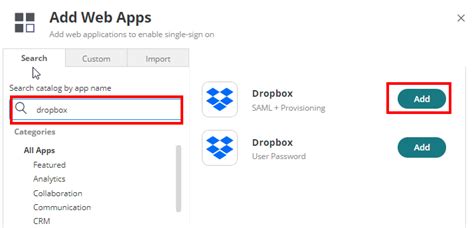 Enable Sso For Dropbox Practice Protect Support