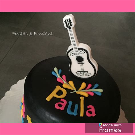 Disney Coco Cake By Fiestas And Fondant Fiesta De Coco Tortas Para Niños Modelos De Tortas