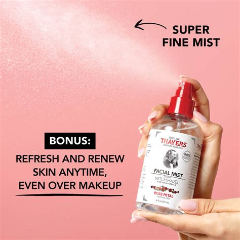 Thayers Witch Hazel Facial Mist Rose Petal