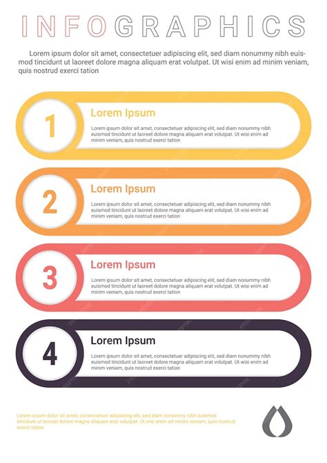 Premium Vector Infographics Diagram With 4 Steps Options Or Processes