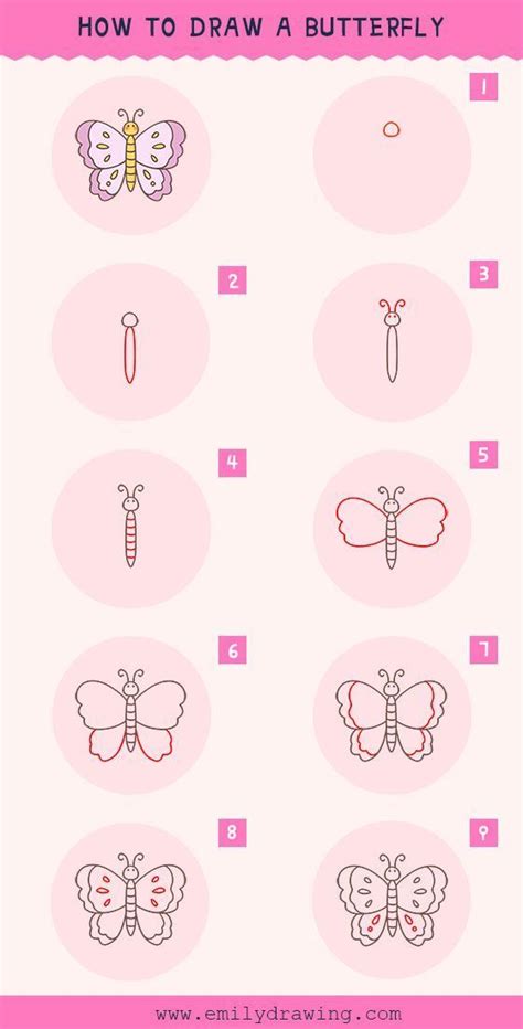 Learn How To Draw A Butterfly Step By Step Butterfly Drawing Butterfly