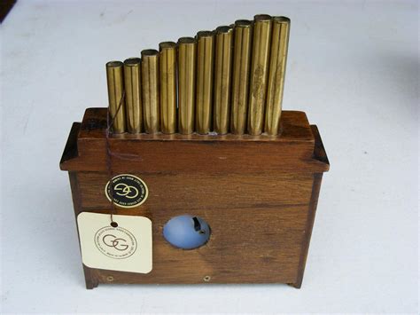 vintage george good wooden pipe organ music box plays ave maria 1759777012
