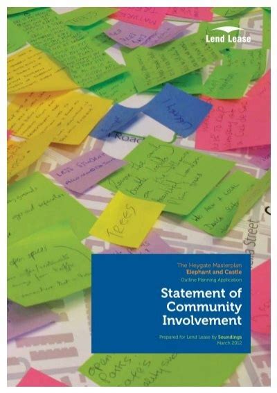 Statement Of Community Involvement Southwark Council Planning