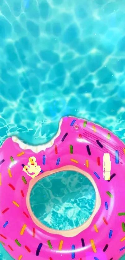 Vibrant Pool Float Wallpaper Free Download