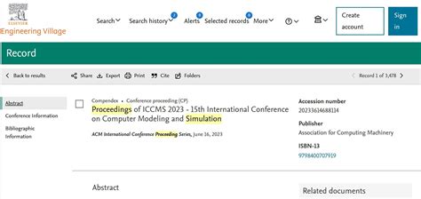 18th Iccms 2026 Computer Modeling And Simulation 第十八届计算机建模与仿真国际会议