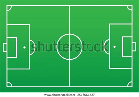 Soccer Field Vector Illustration Green Grass Stock Vector Royalty Free 2515061627 Shutterstock