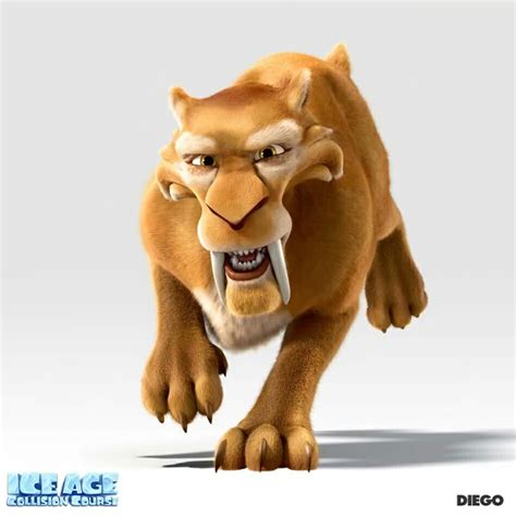 Diego Era Do Gelo Idade Do Gelo Desenhos De Personagens Da Disney