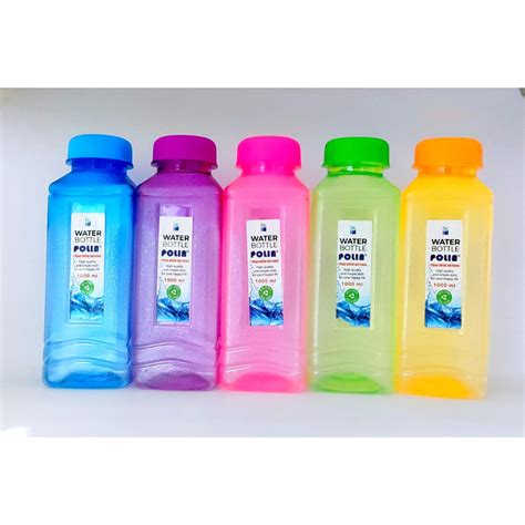 Jual Min Order 3pc Botol Minum 1l Kotak Polin Botol Plastik Botol