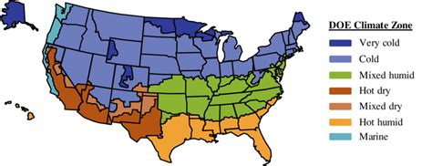 4 Department Of Energy Climate Zones Based On 29 Download