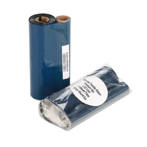 Cinta Térmica De Cera Premium De 110 Mm X 450 M Núcleo De 25 Mm Tinta