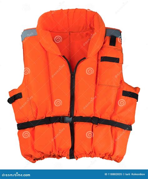 Life Jacket Isolated On White Background Stock Image Image Of Rescue