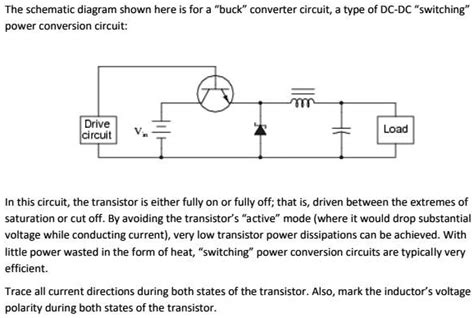 The Schematic Diagram Shown Here Is For A Buck Converter Circuit A