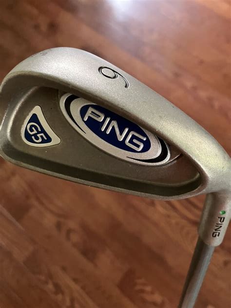 Ping G5 Green Dot Single Rh 6 Iron Ping Tfc 100i Graphite Stiff Former