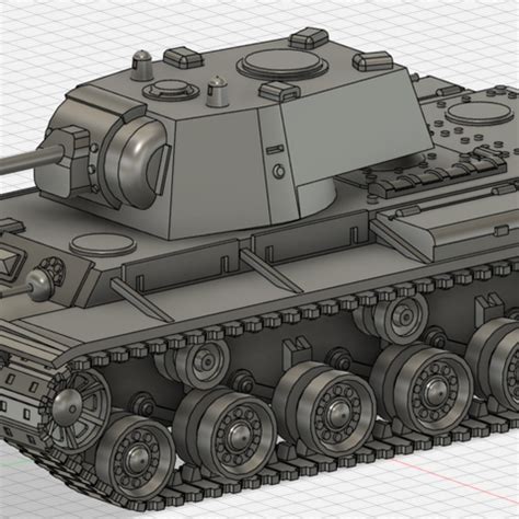 🇷🇺 Kv 1・free 3d File For ・cults