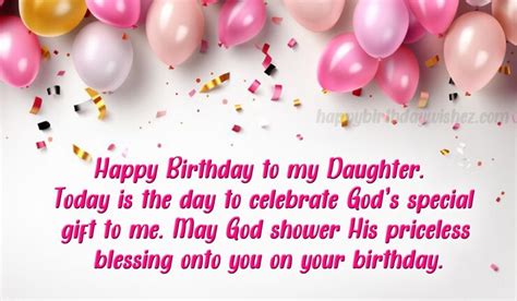 Birthday Wishes For Daughter Happy Birthday My Daughter