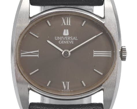 Yahooオークション 中古品 稼働品【universal Geneve】ユニバーサ