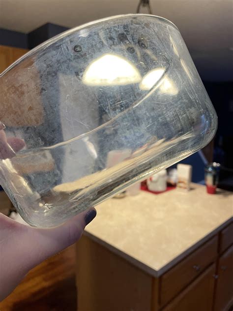 Pyrex Dishes Getting This Film That Wont Come Off Rcleaningtips