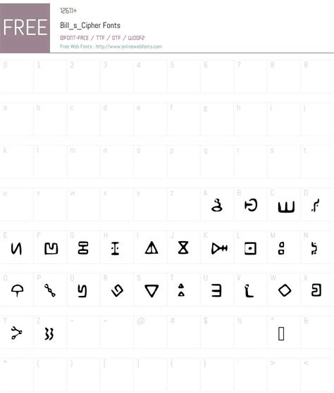 Billscipher 001000 Fonts Free Download Onlinewebfontscom