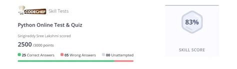 Python Codechef Skilltest Programming Techjourney
