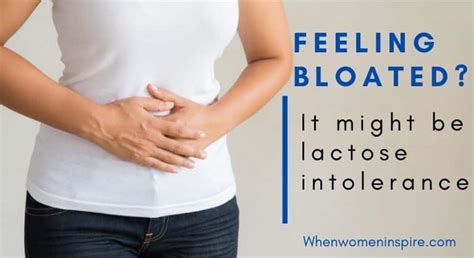 Bloating From Lactose Intolerance And What To Do When Women Inspire